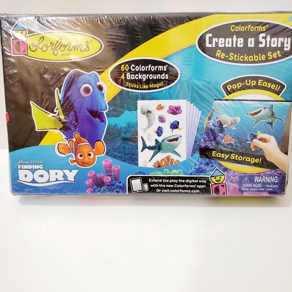 colorform | Toys | Colorforms Brand Finding Dory Big Wall Playset Toy ...
